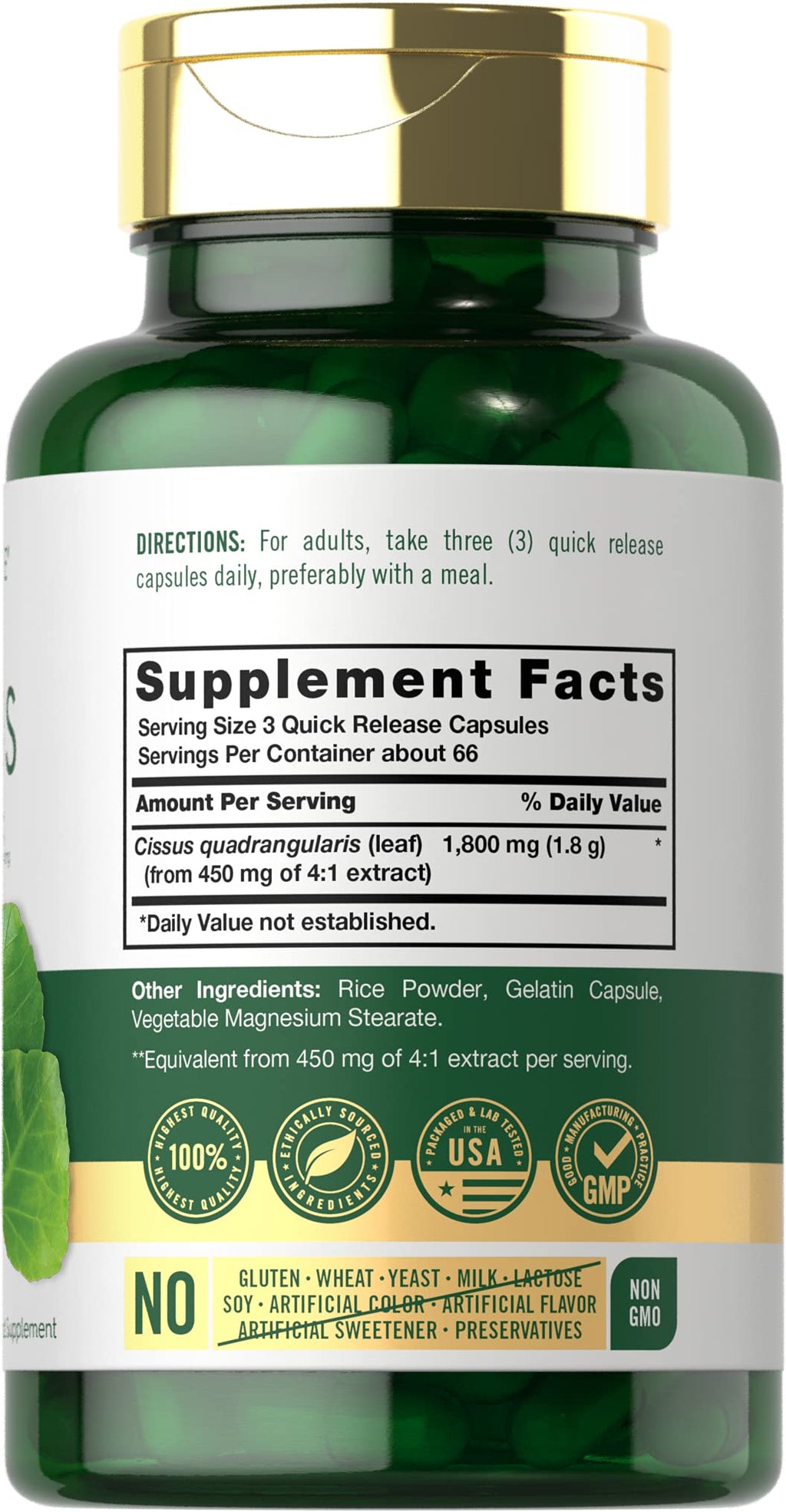 Gluten-free mineral support capsules