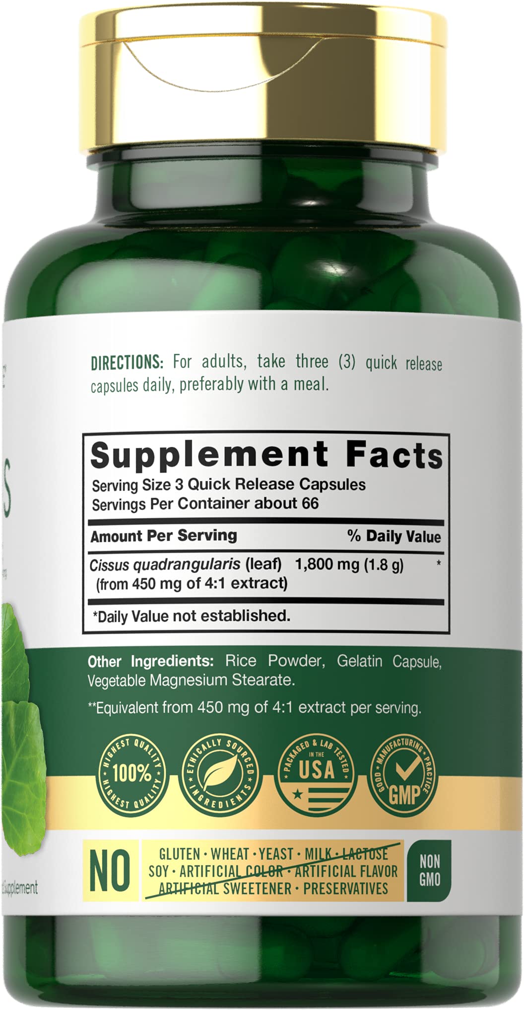 Gluten-free mineral support capsules