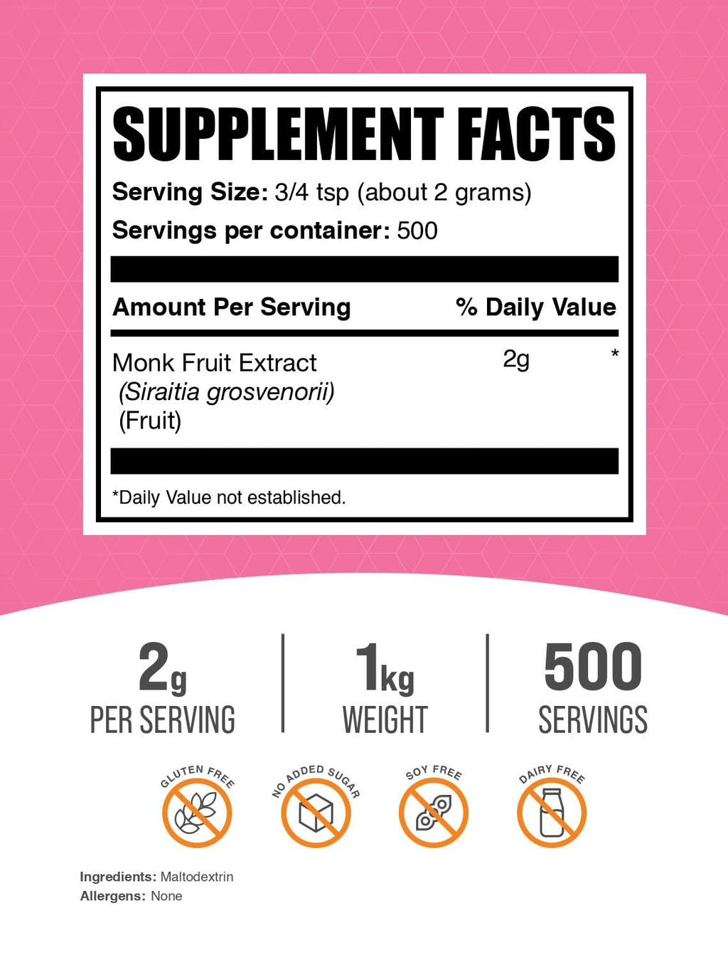 gluten-free monk fruit powder benefits