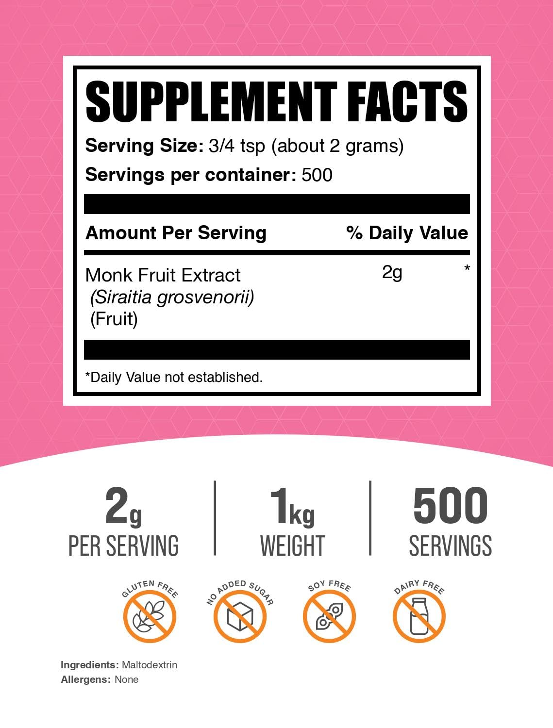 gluten-free monk fruit powder benefits