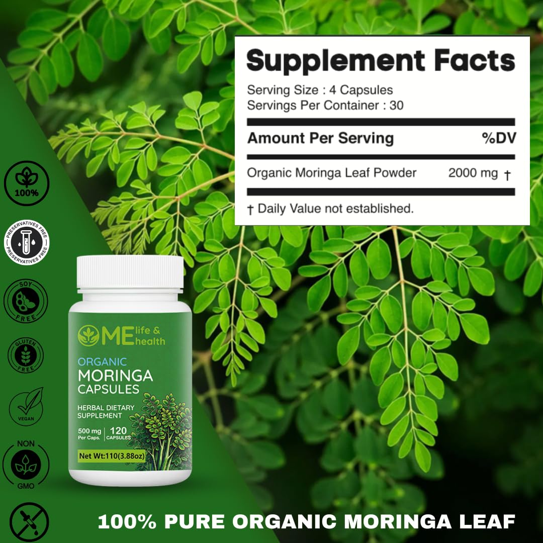 gluten-free moringa capsules for wellness