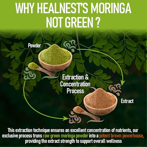 Gluten-free Moringa capsules for wellness