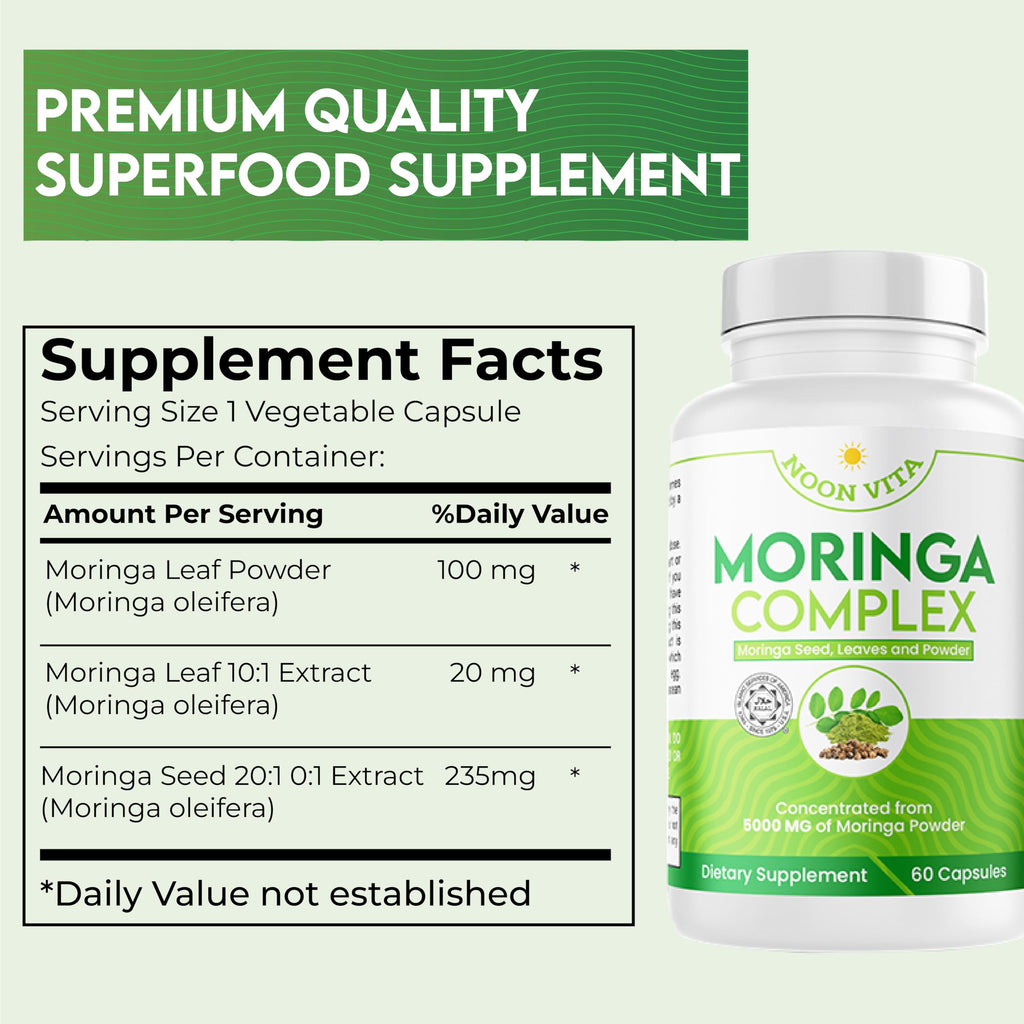 Gluten-free moringa for immune support