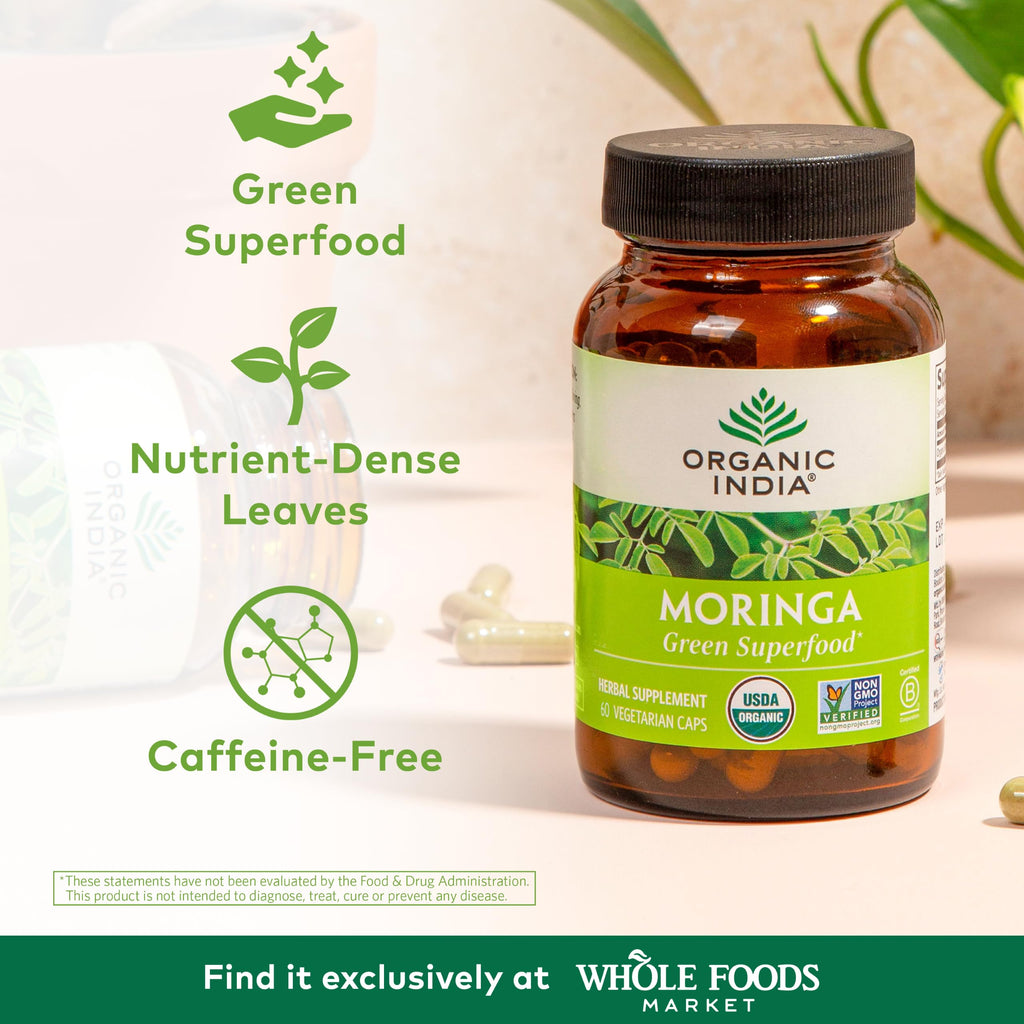 gluten-free moringa leaf capsules