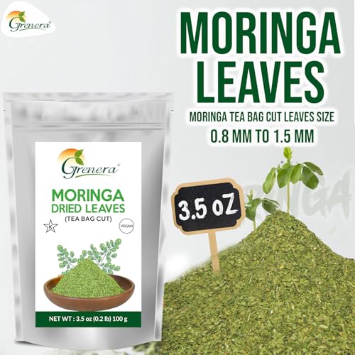 Gluten-free moringa oleifera tea