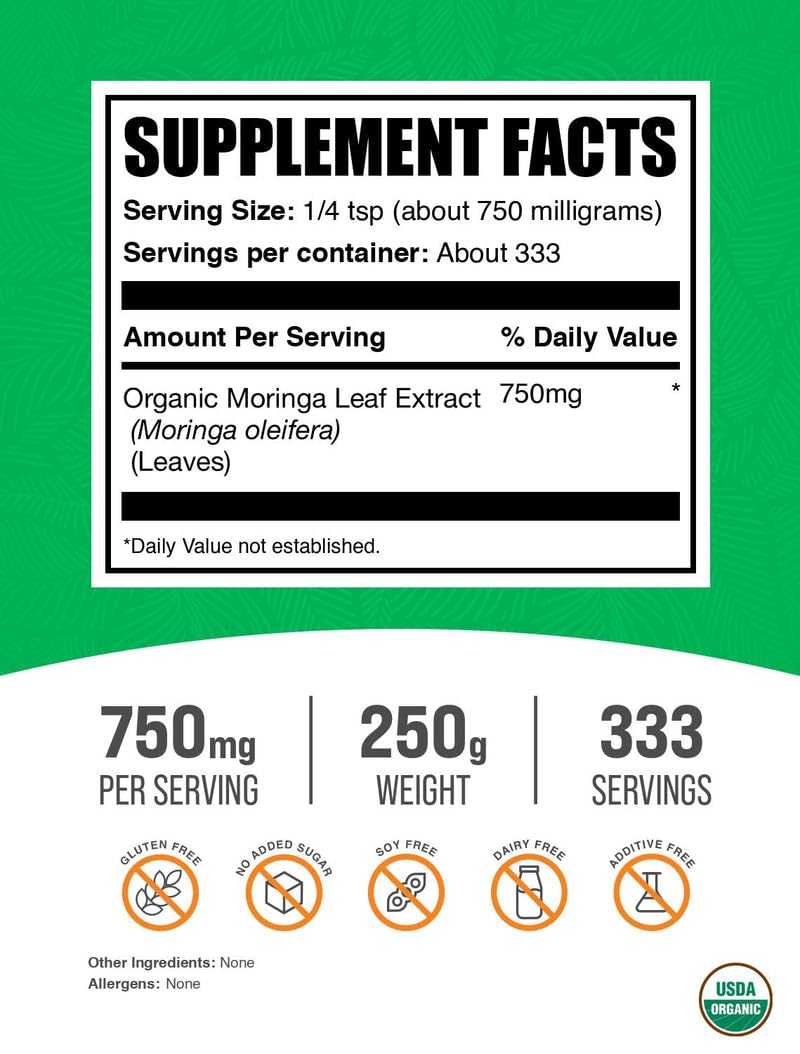 gluten free moringa powder benefits