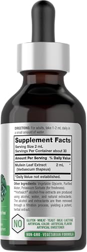 gluten-free mullein leaf extract benefits