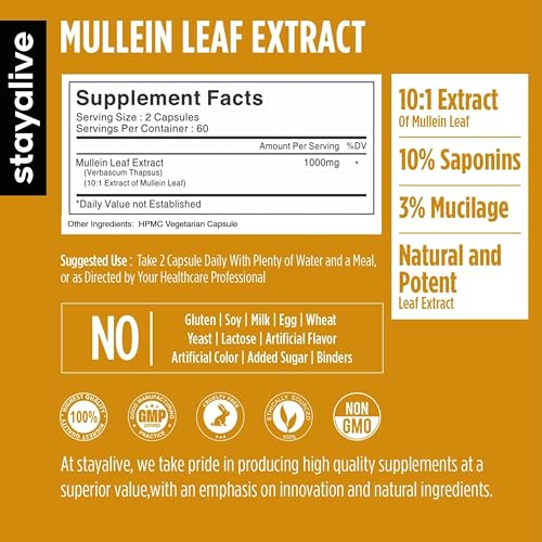 gluten-free mullein leaf extract