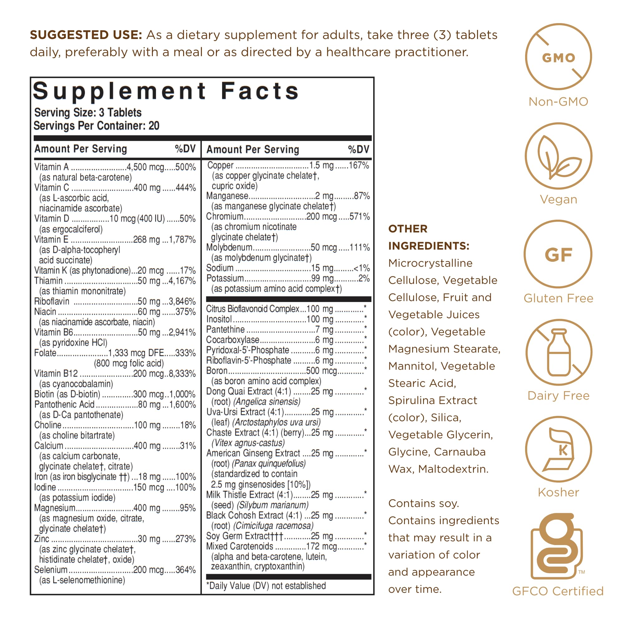 gluten free multivitamin for women