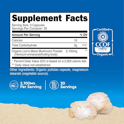 gluten-free mushroom capsules for health