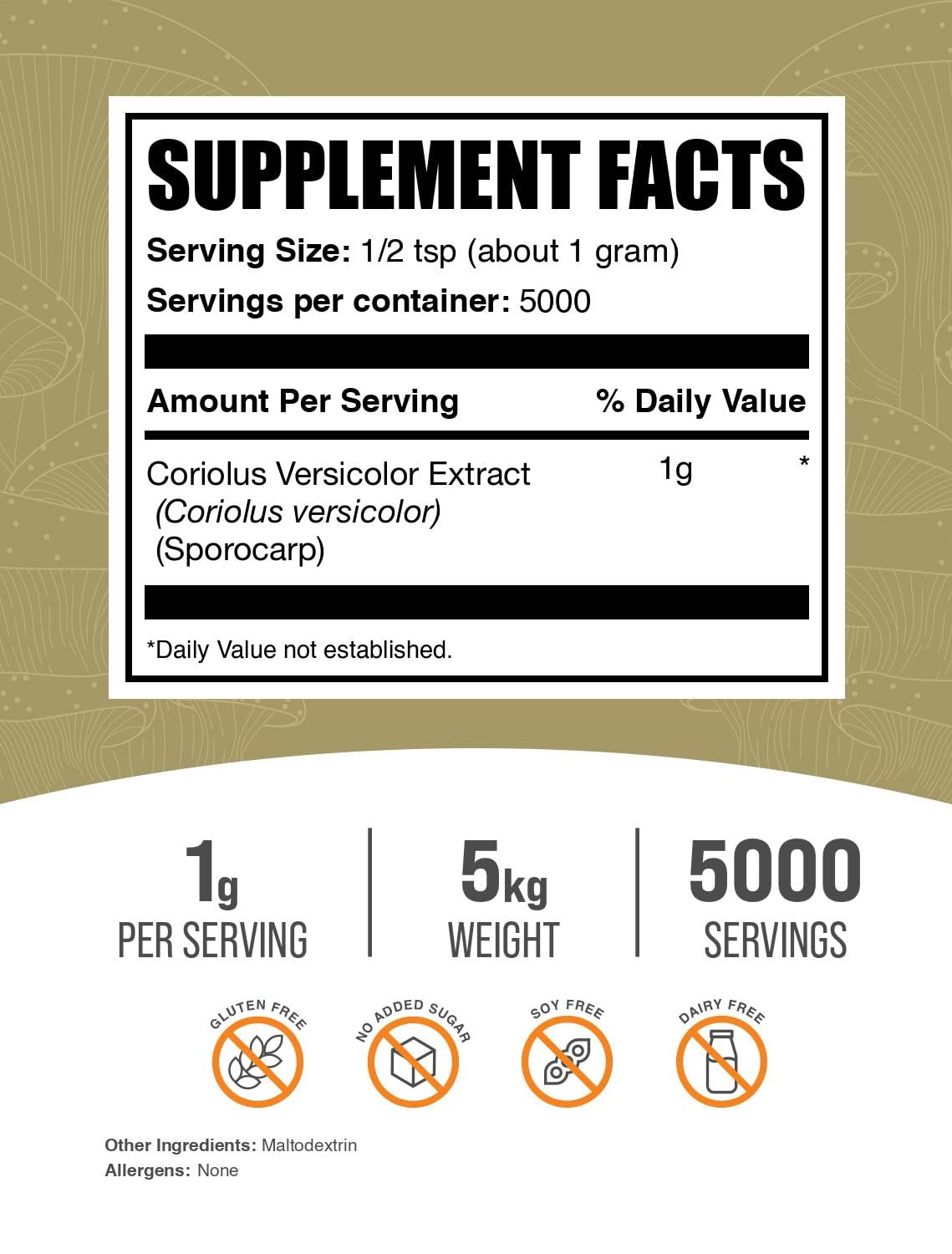 gluten free mushroom extract benefits