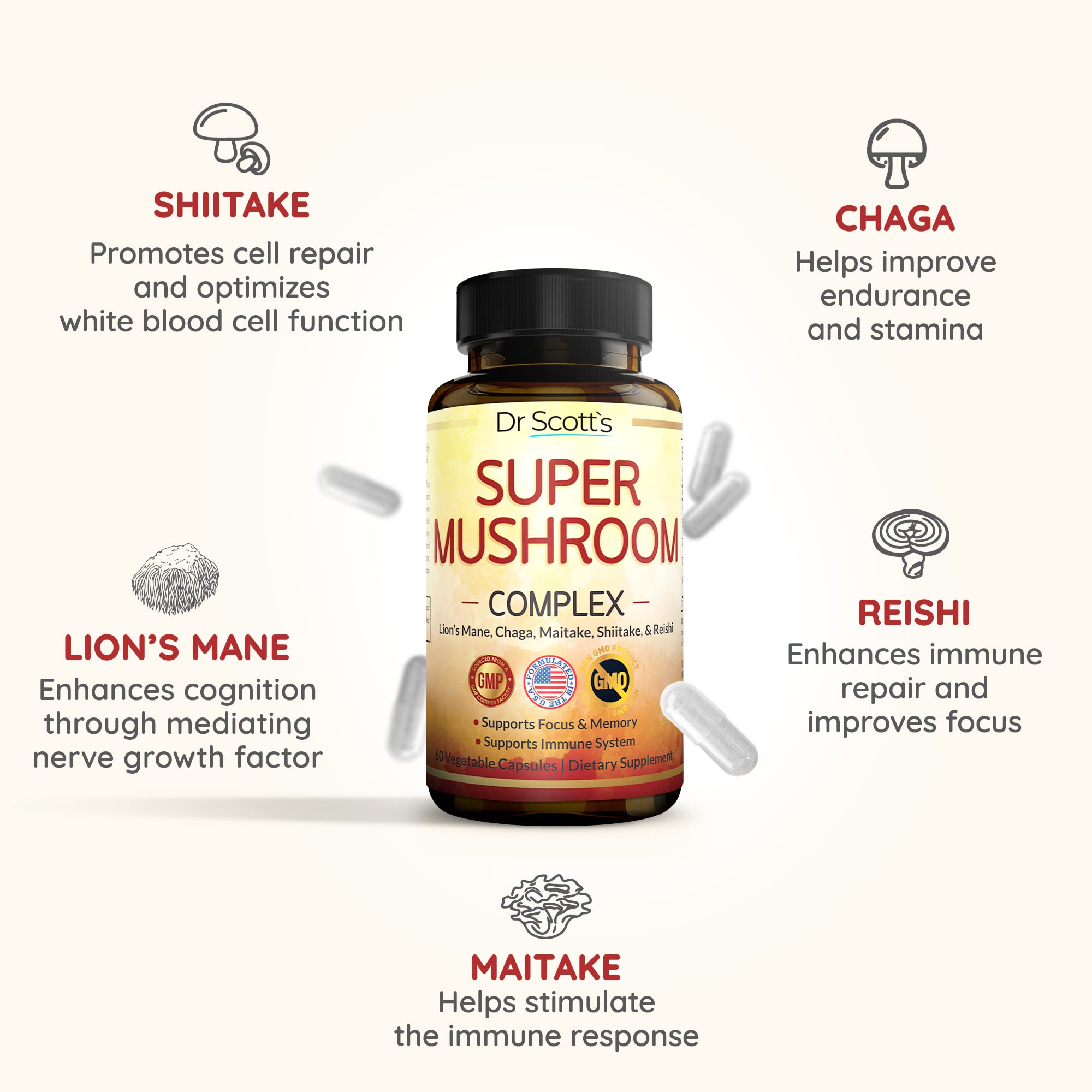 gluten-free mushroom health benefits