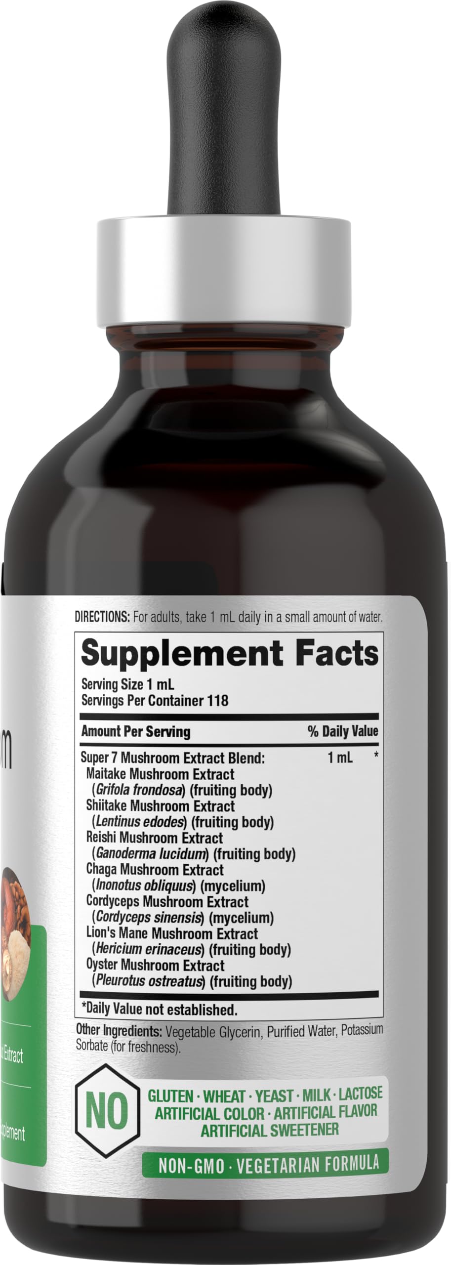 gluten free mushroom liquid drops
