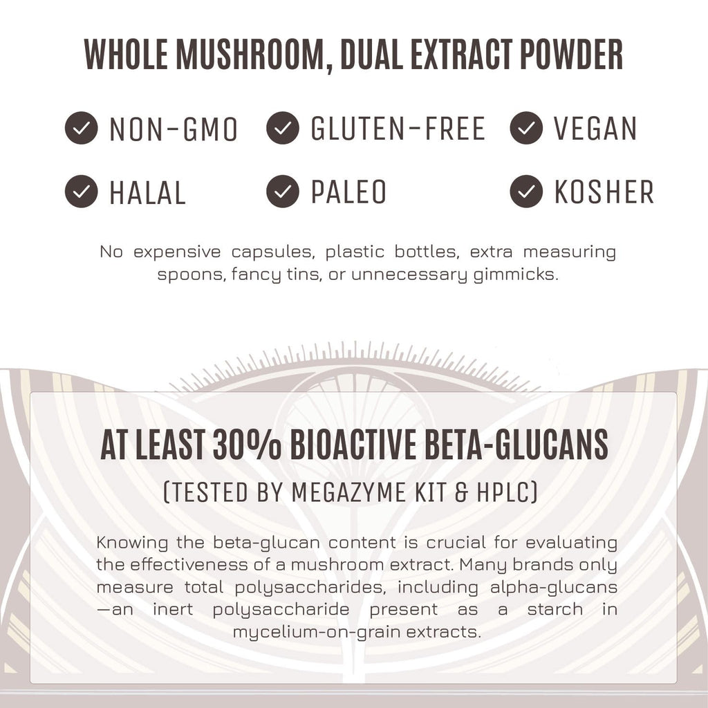 gluten-free mushroom powder for wellness