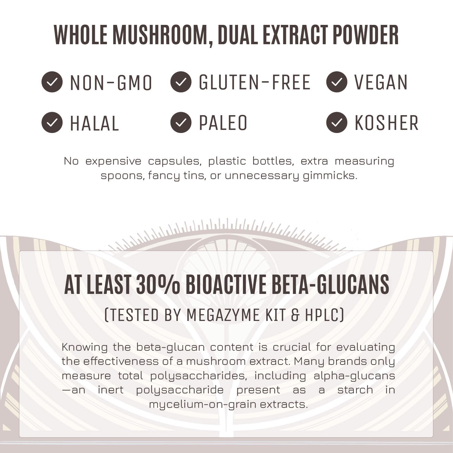 gluten-free mushroom powder for wellness