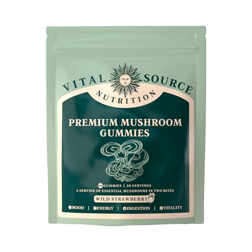 Gluten-free mushroom supplement for vitality