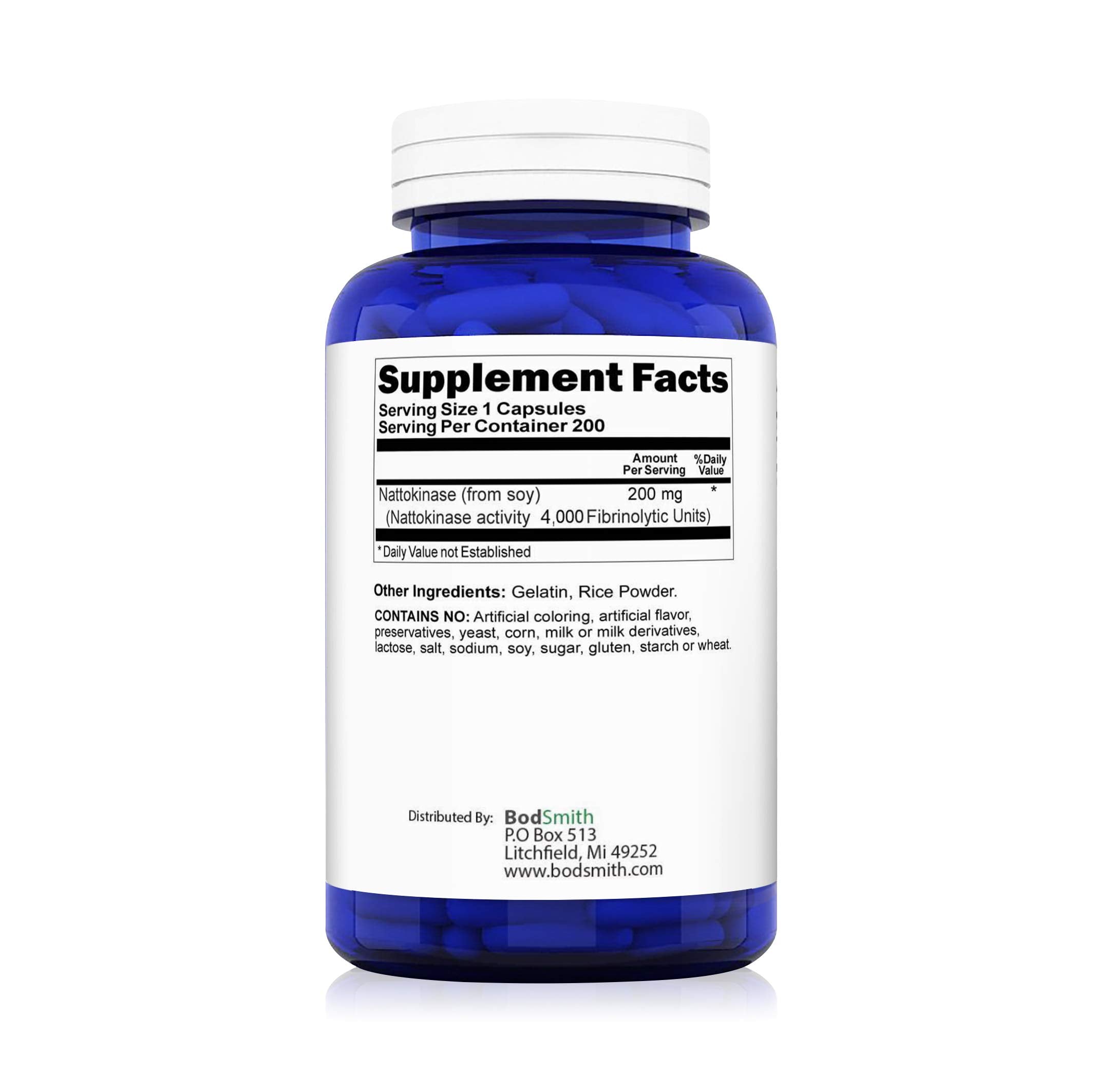 gluten free Nattokinase capsules