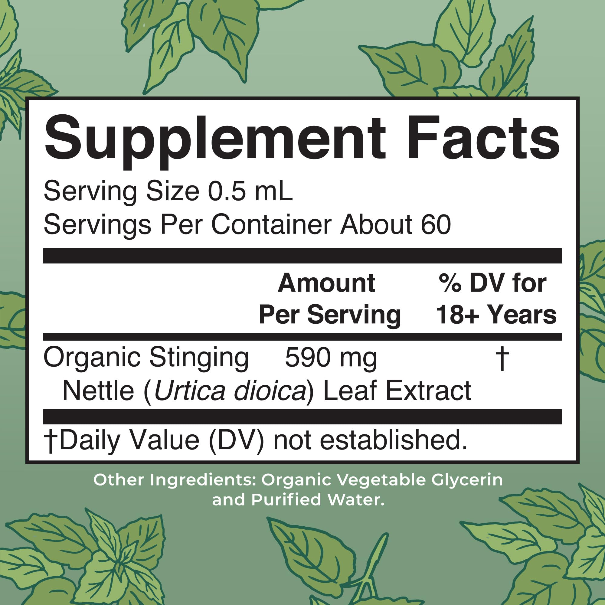 gluten-free nettle detox liquid
