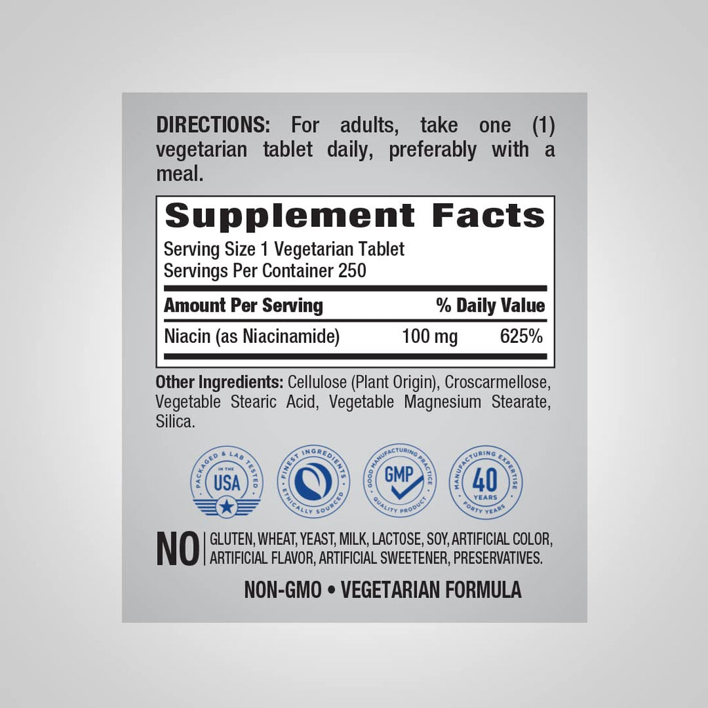 gluten free niacinamide health benefits