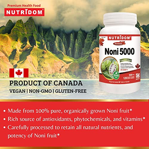 Gluten-free noni capsules for sensitive diets