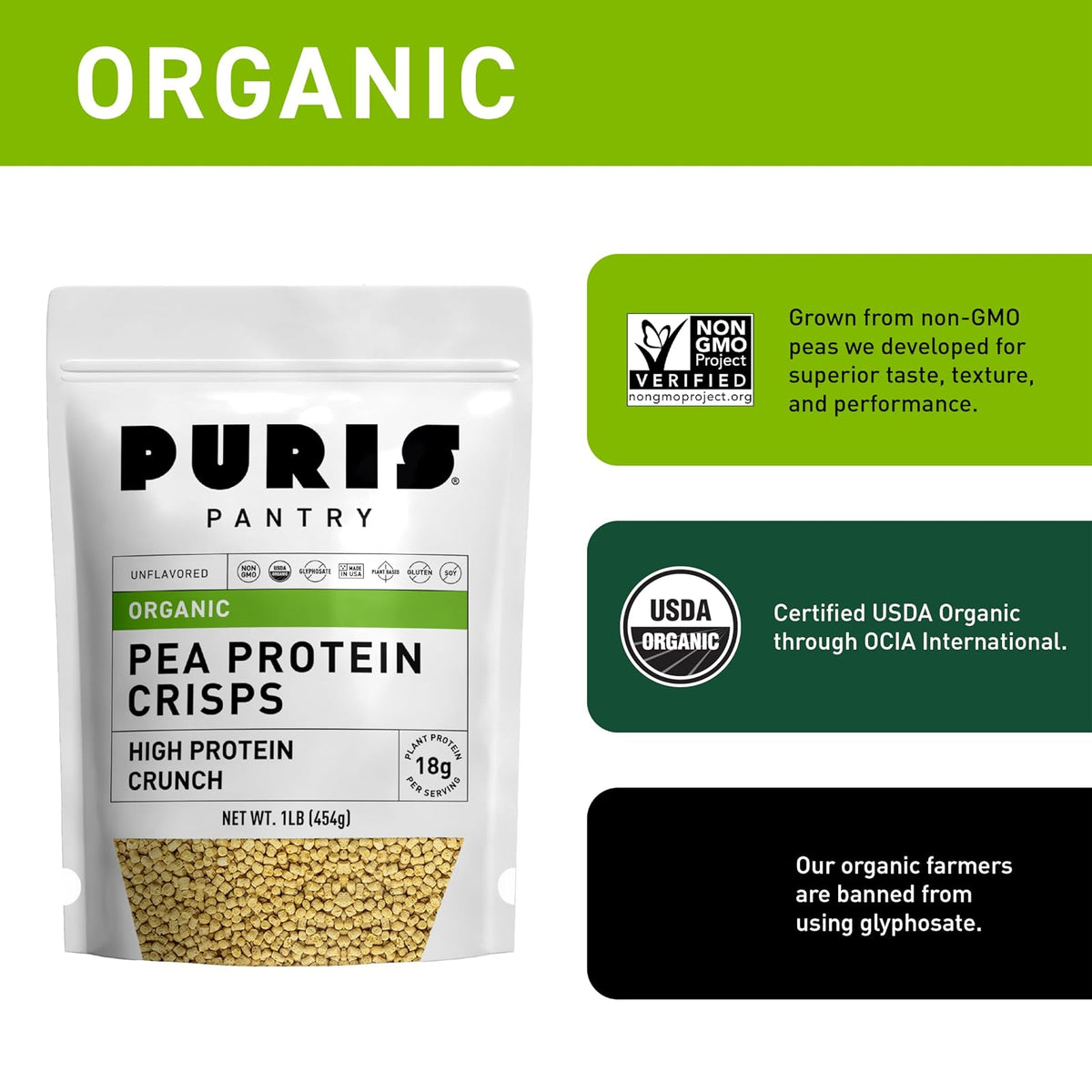 gluten free organic protein crisps