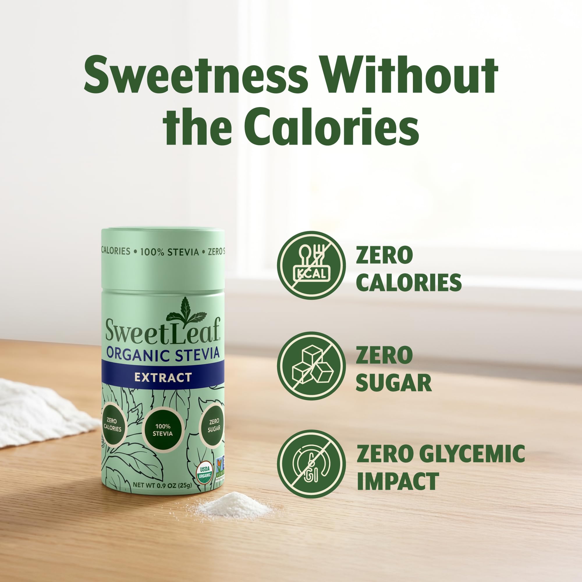 gluten-free organic stevia option