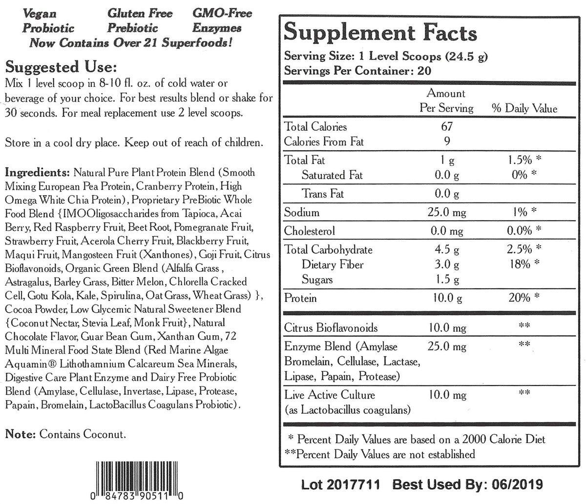 gluten-free pea protein supplement