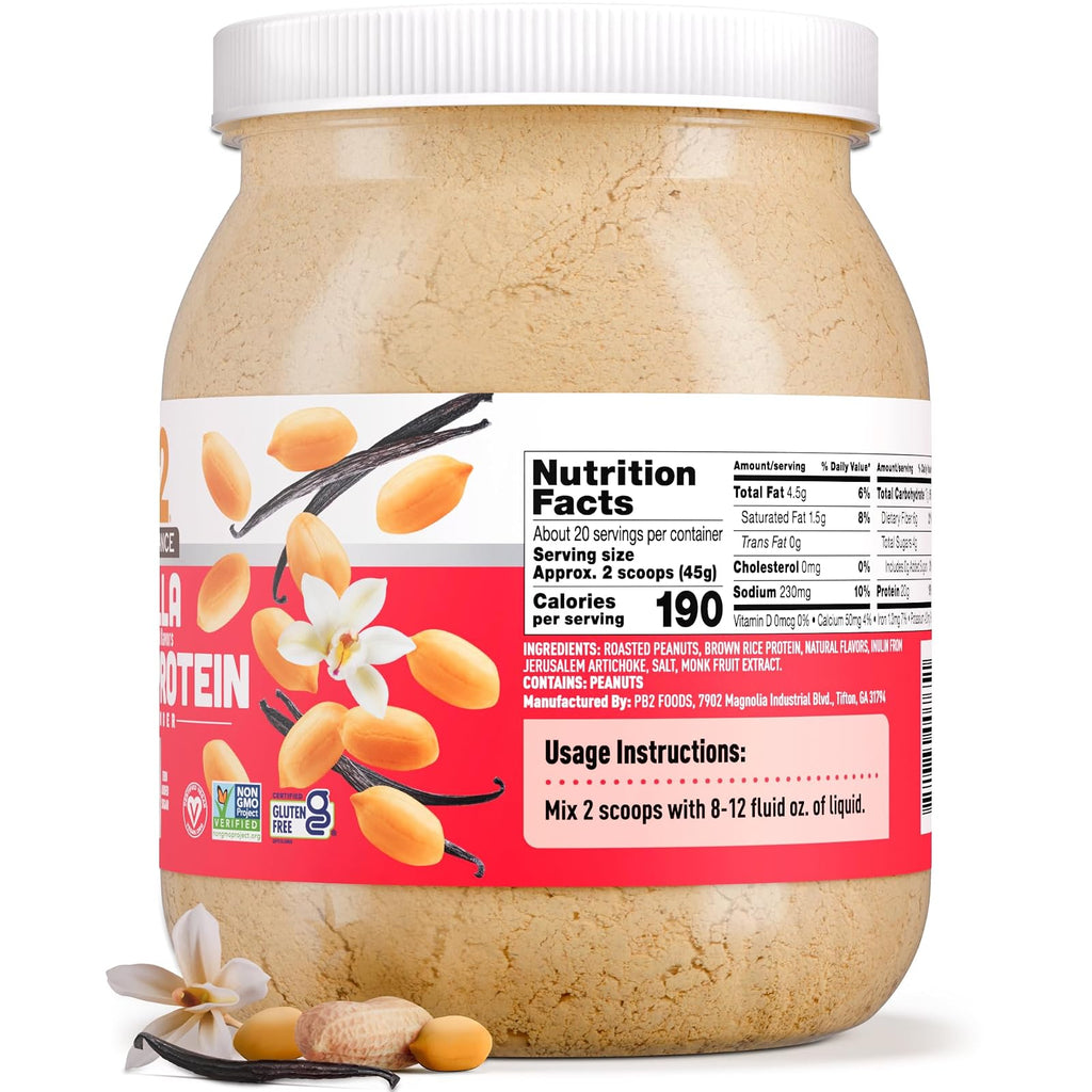 gluten-free peanut protein powder option