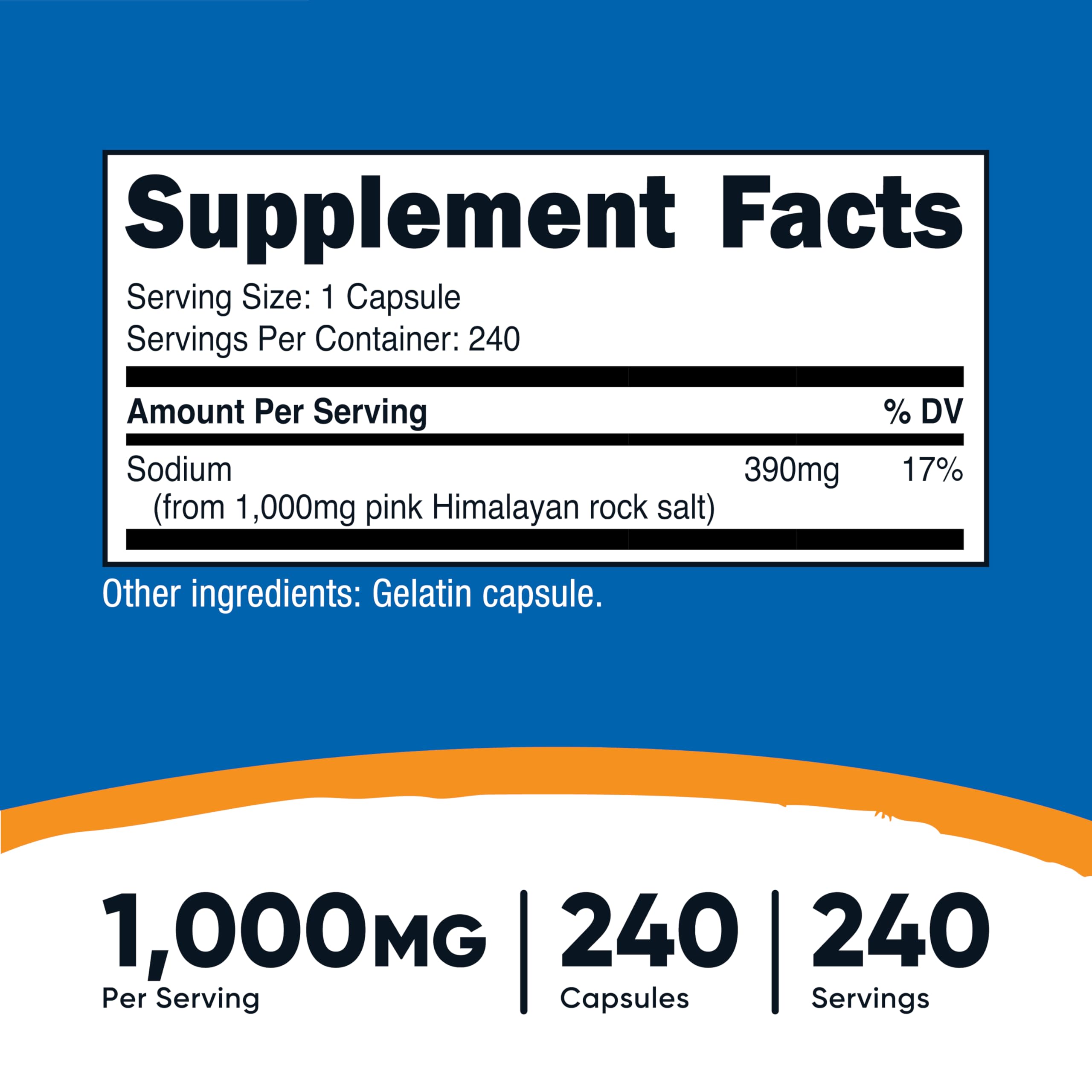 Gluten-free pink Himalayan salt