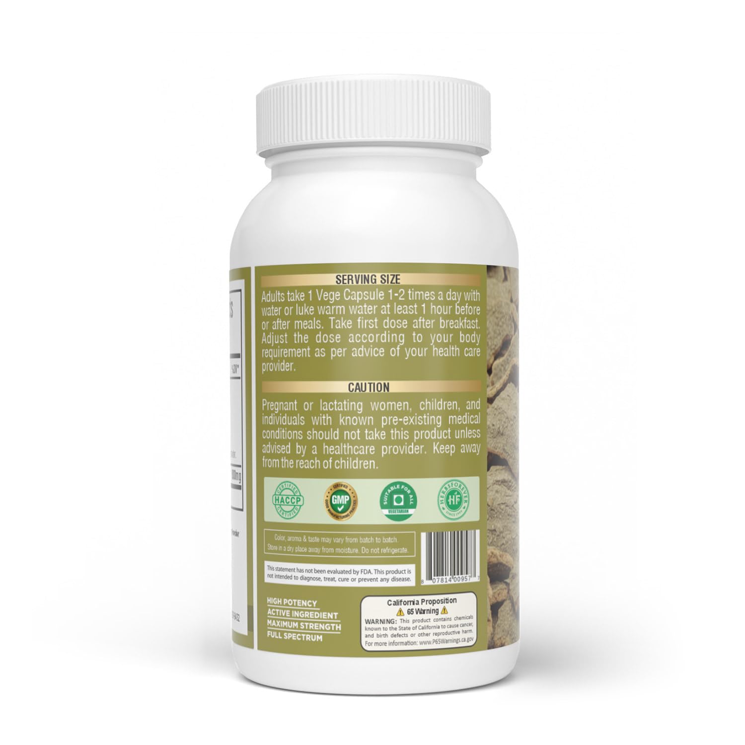 Gluten free plant-based supplement capsules