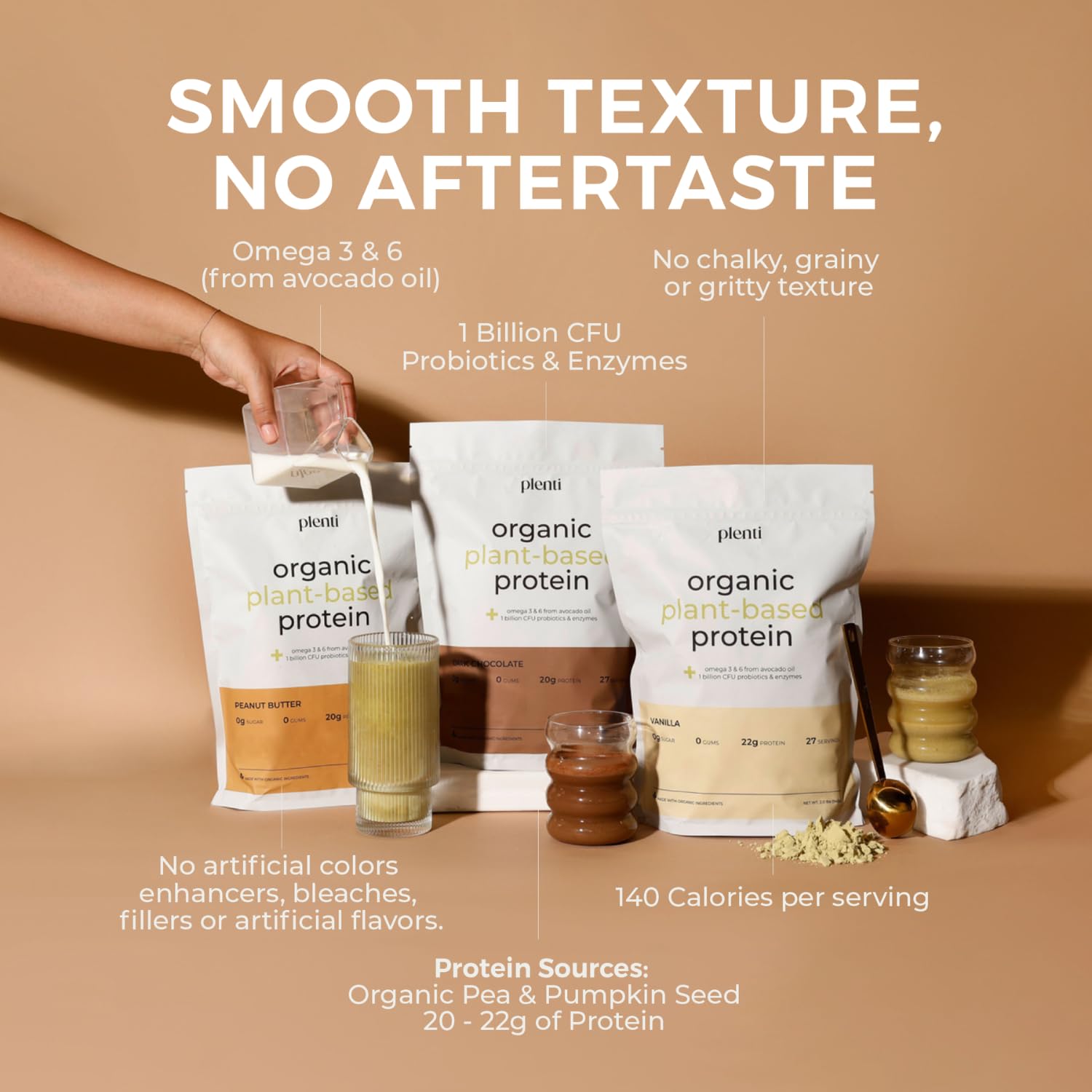 gluten-free plant protein for active lifestyle