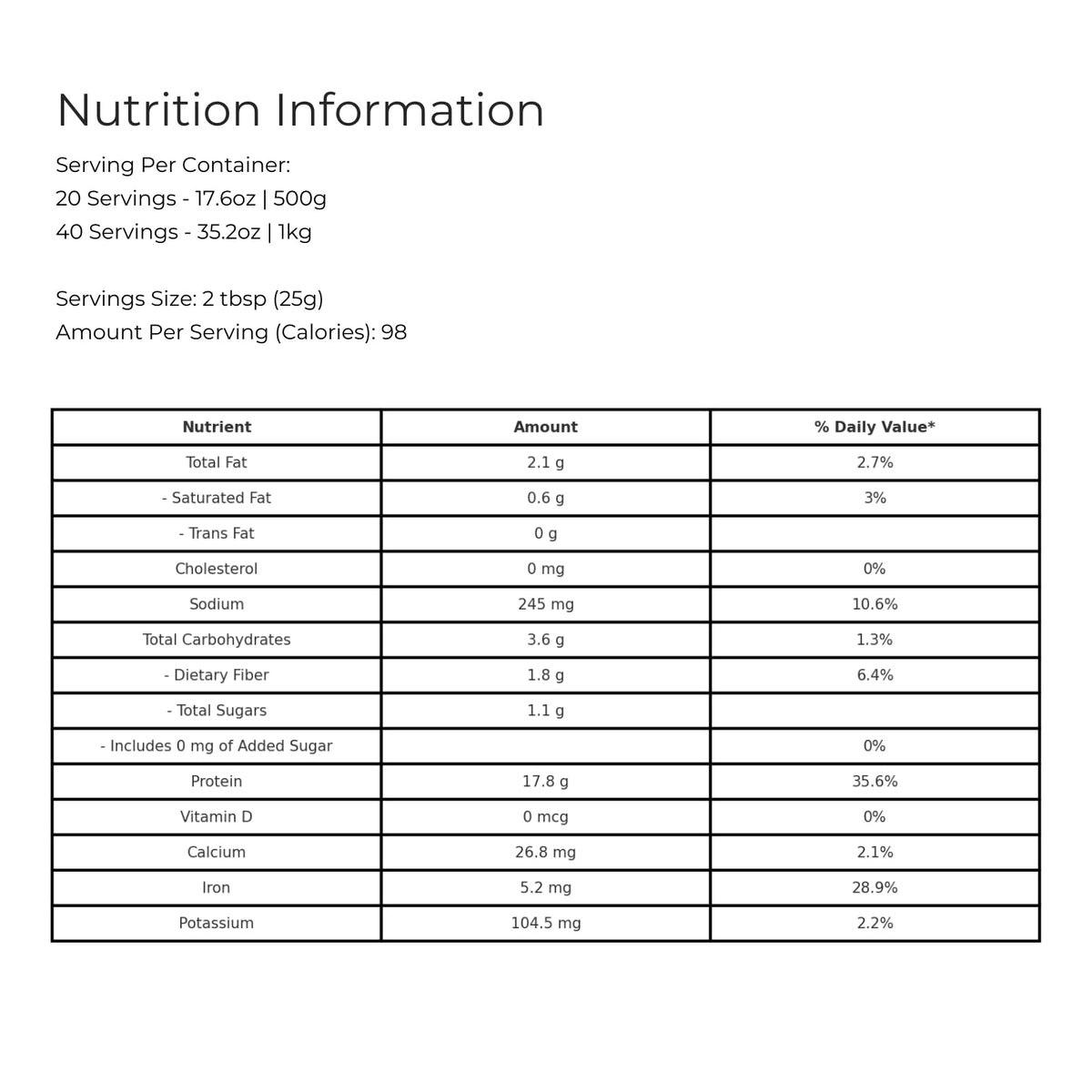 gluten free plant protein for energy