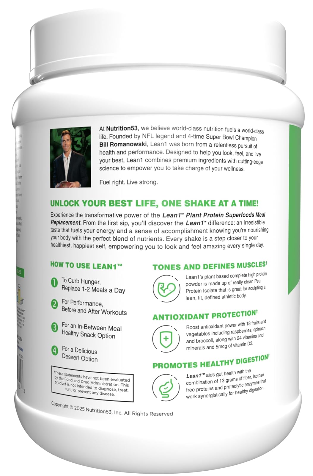 gluten-free plant protein powder option