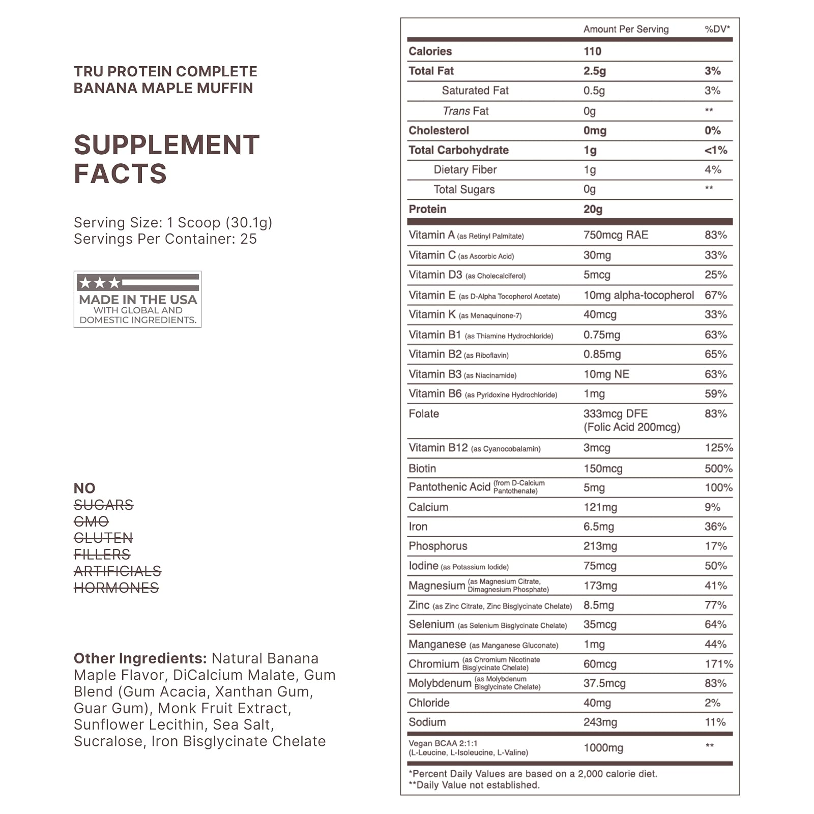 gluten-free plant protein supplement