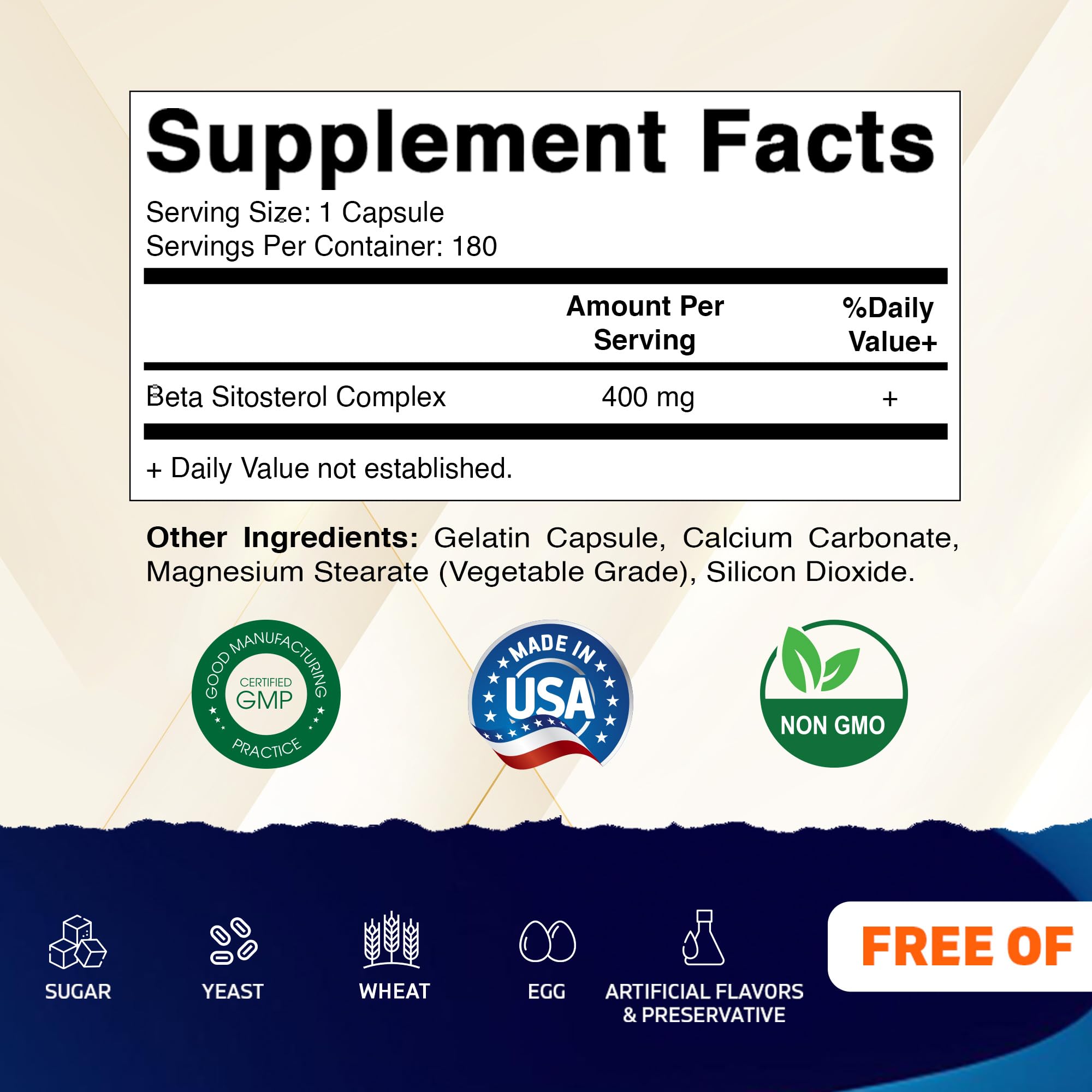 Gluten free plant sterol complex benefits