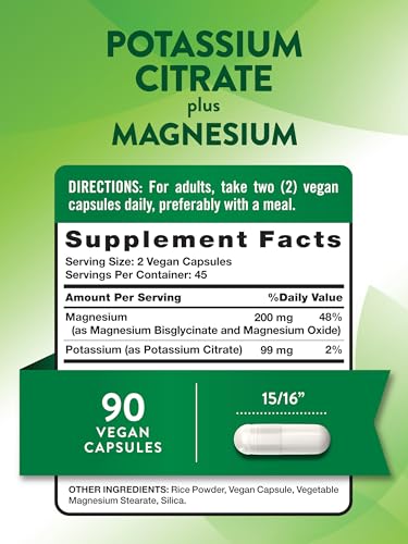 Gluten free potassium citrate for wellness