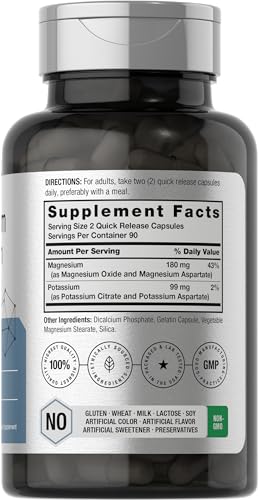 gluten-free potassium complex capsules