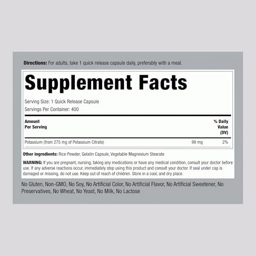 gluten-free potassium for wellness