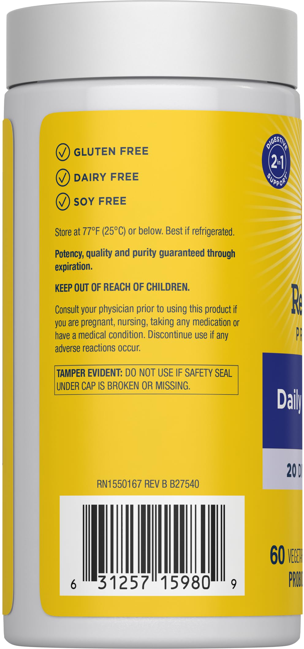 Gluten free probiotics for daily wellness