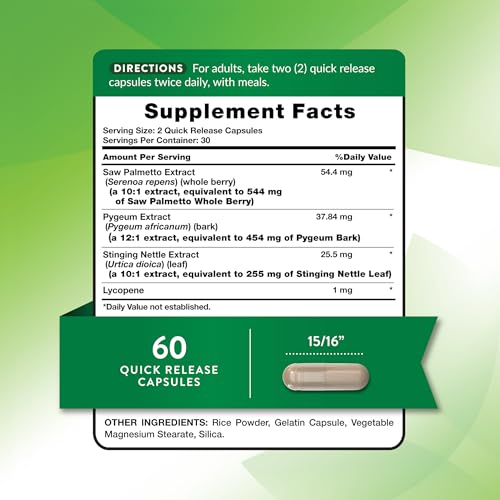 gluten-free prostate health formula