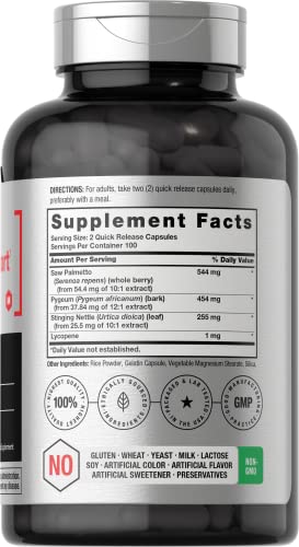 gluten free prostate support capsules