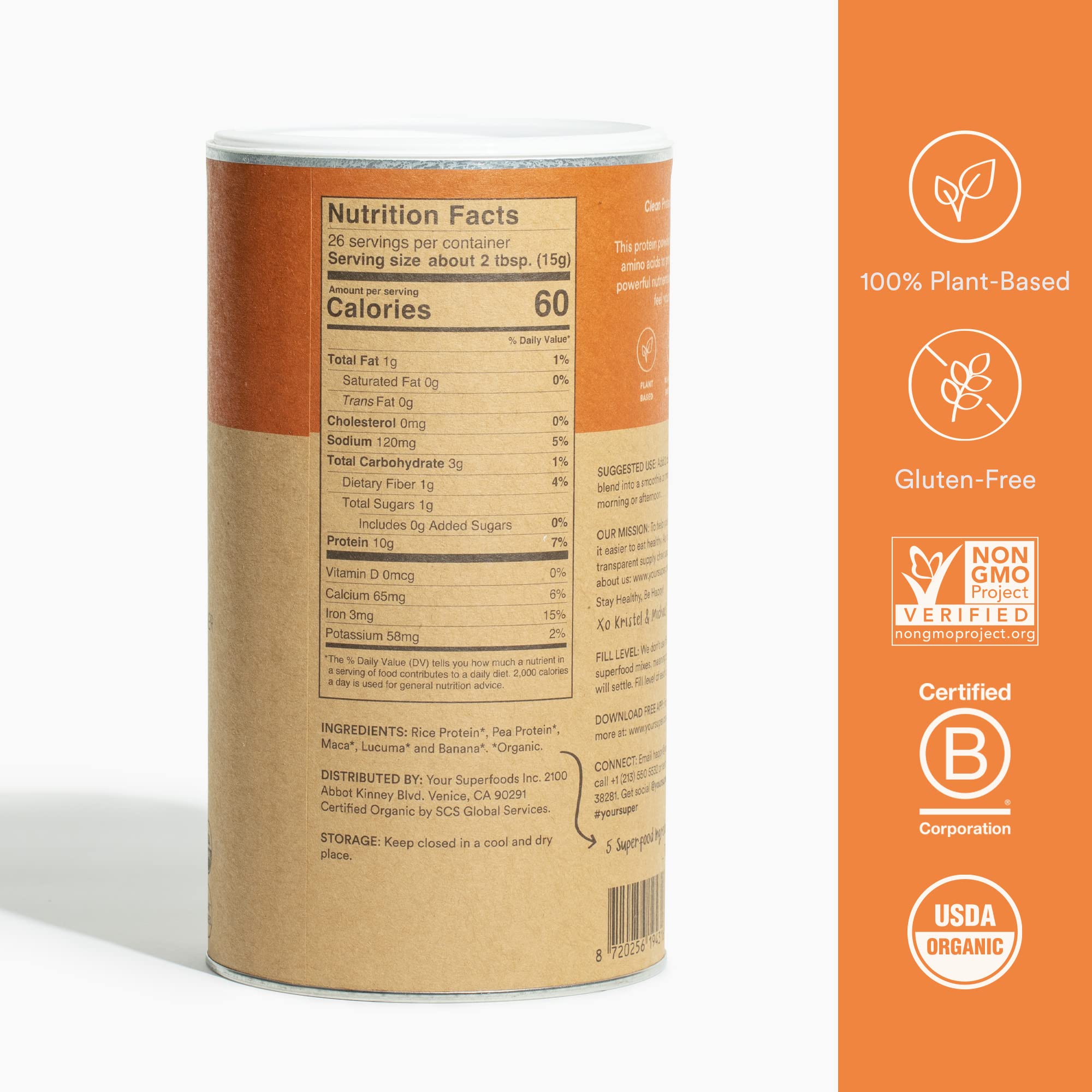 gluten-free protein supplement for health