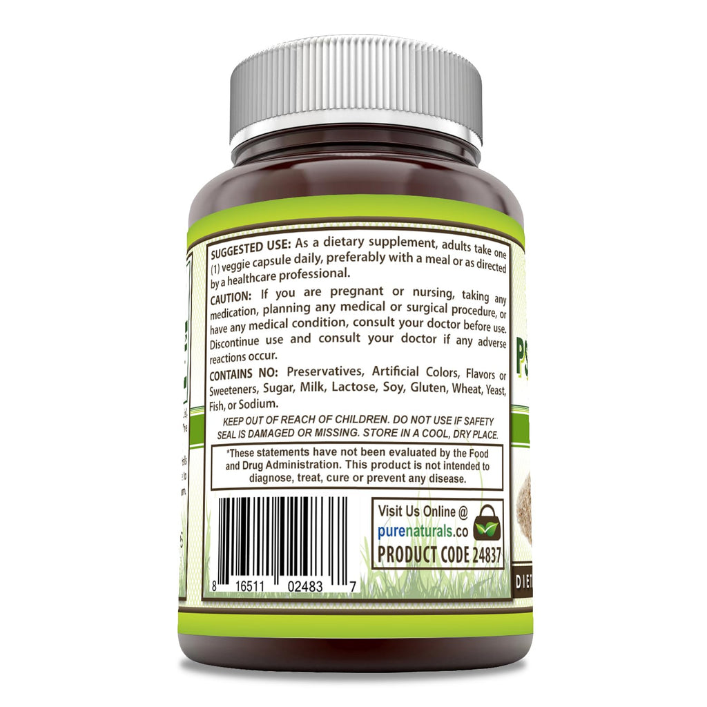 Gluten-free psyllium fiber capsules