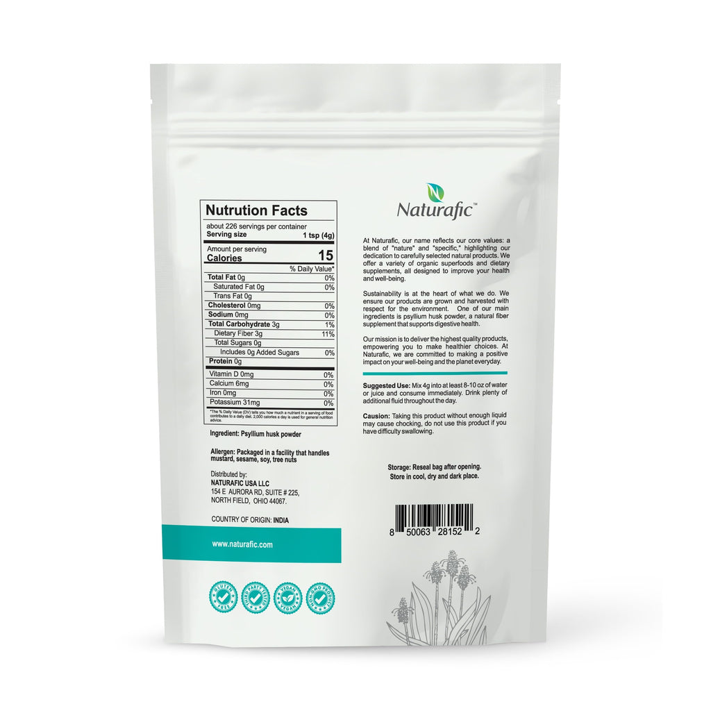 Gluten-free psyllium for gut health