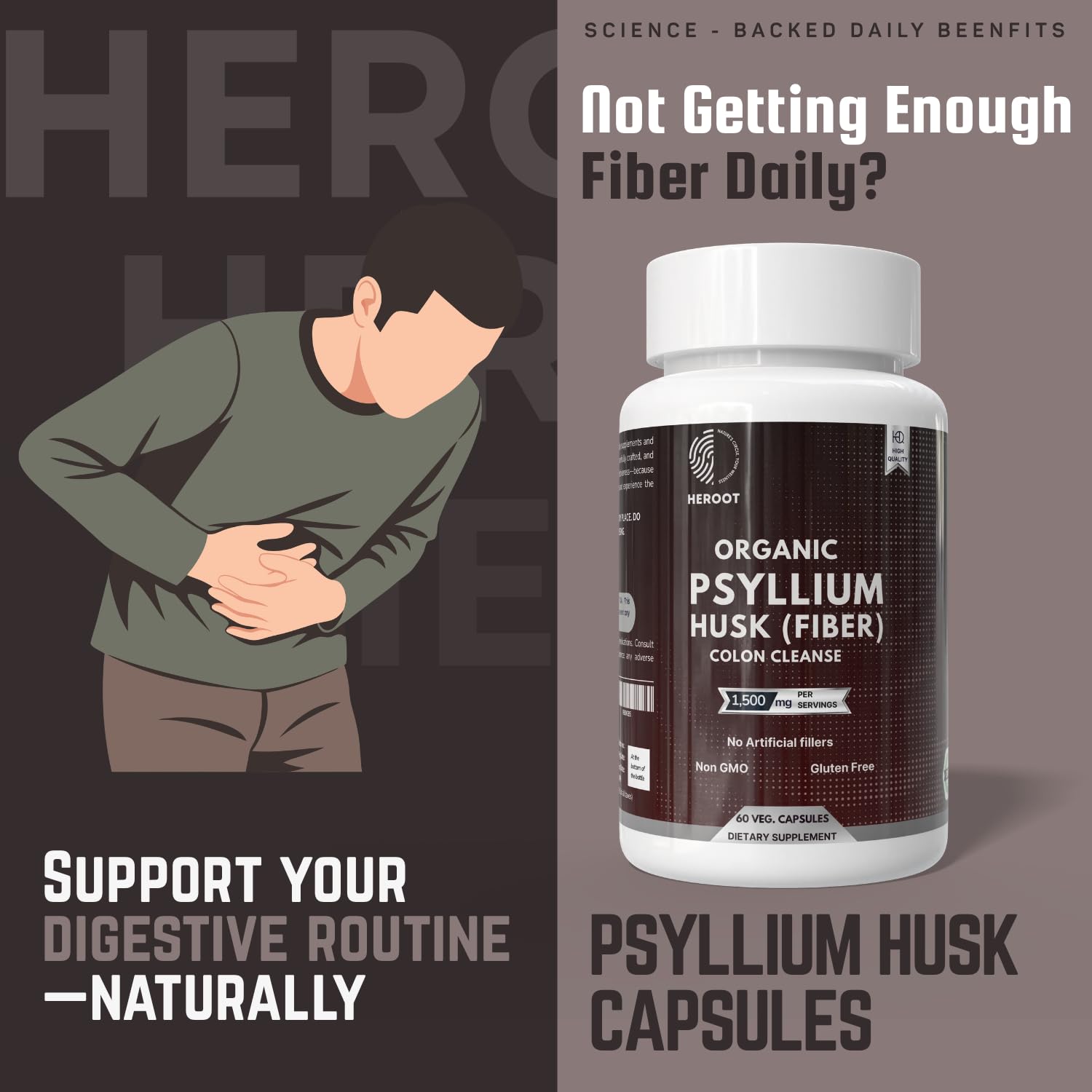 gluten-free psyllium husk capsules