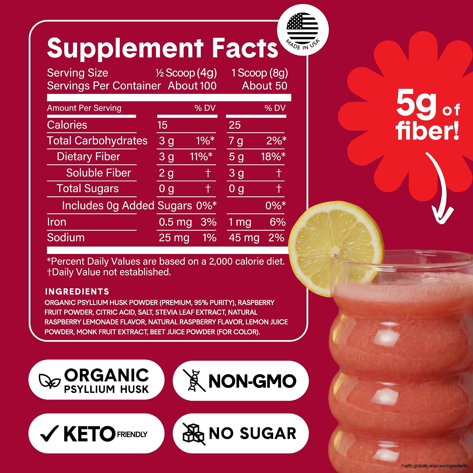 gluten-free psyllium husk option