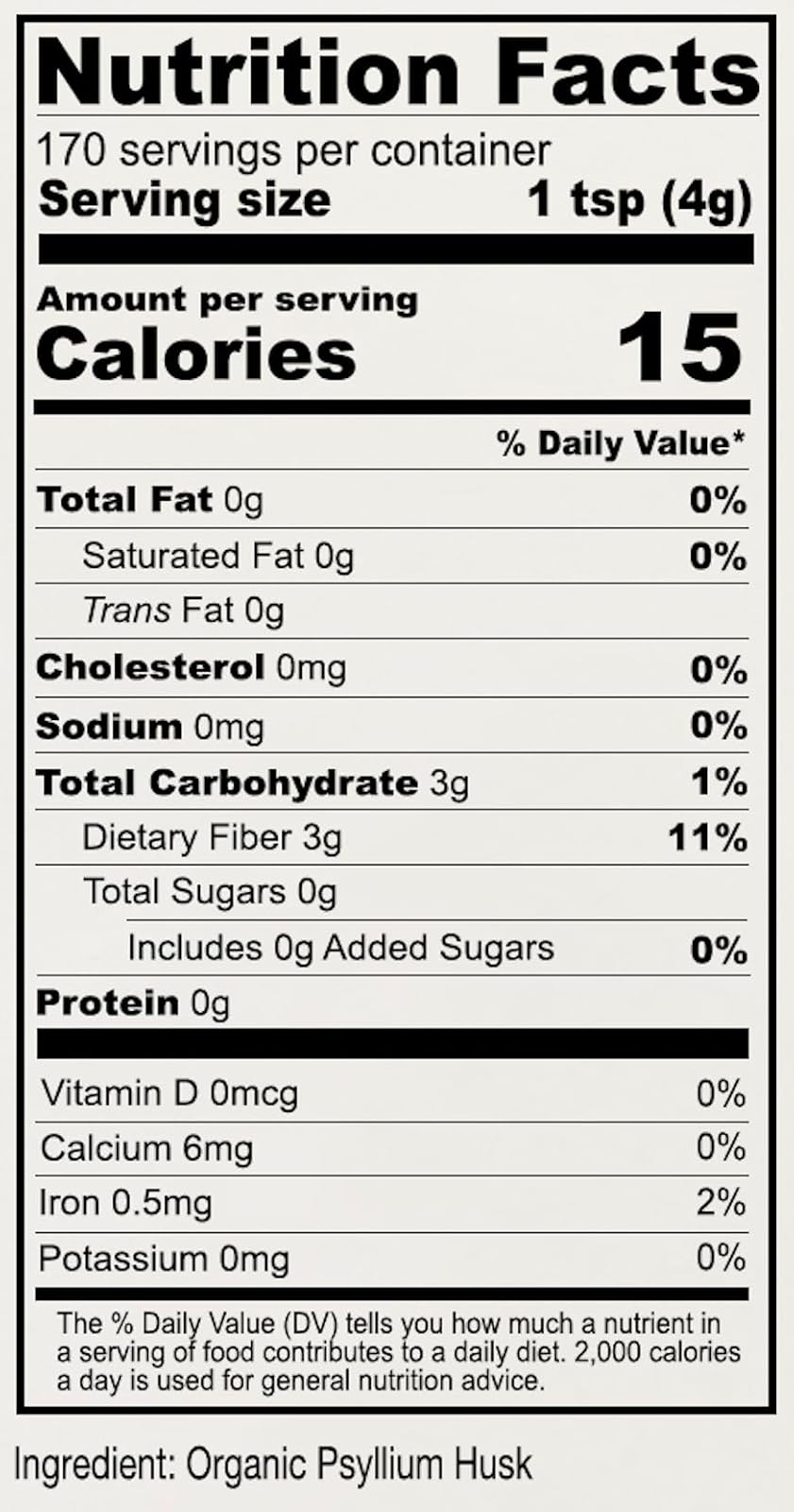 gluten-free psyllium husk powder