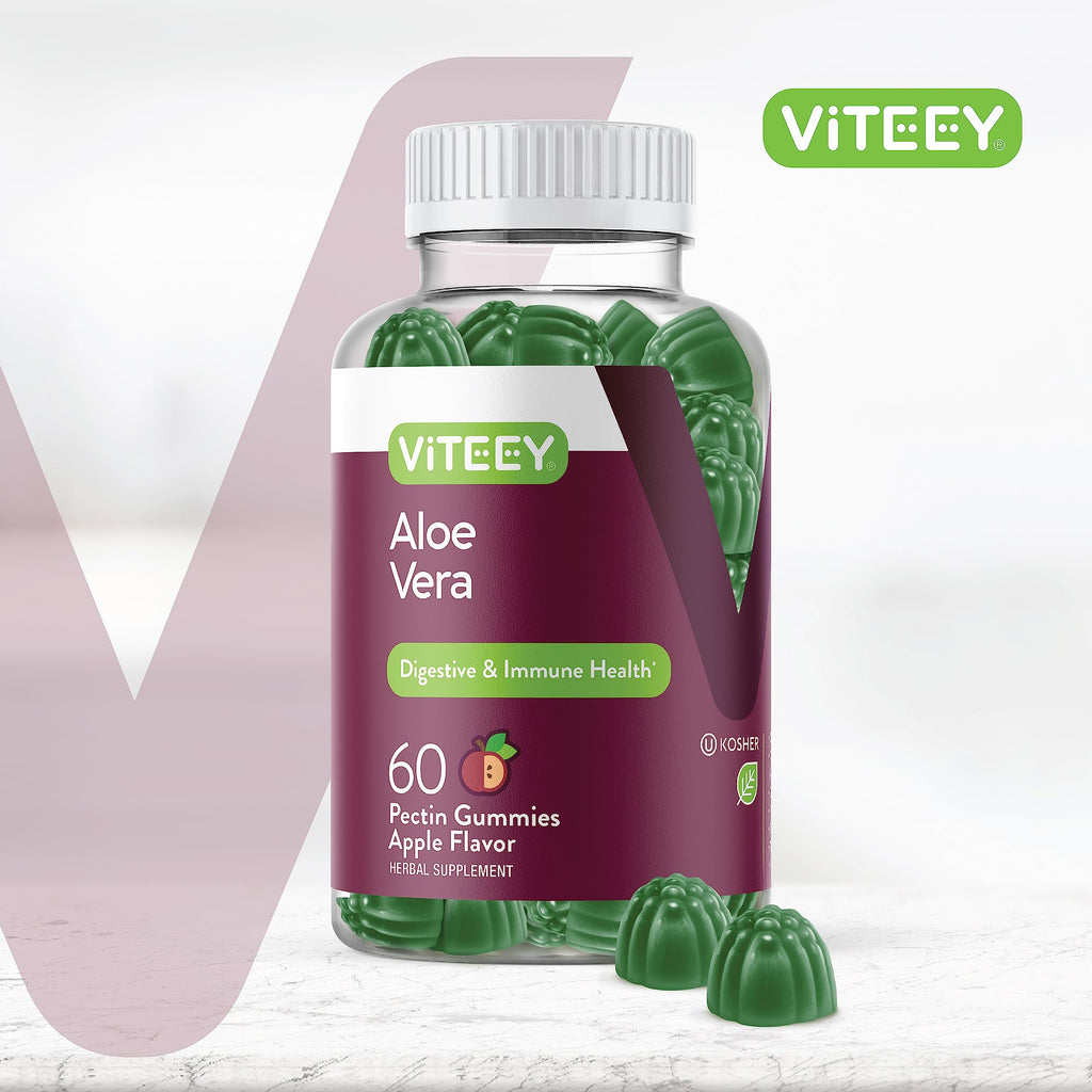 Gluten-free raspberry aloe vera supplements