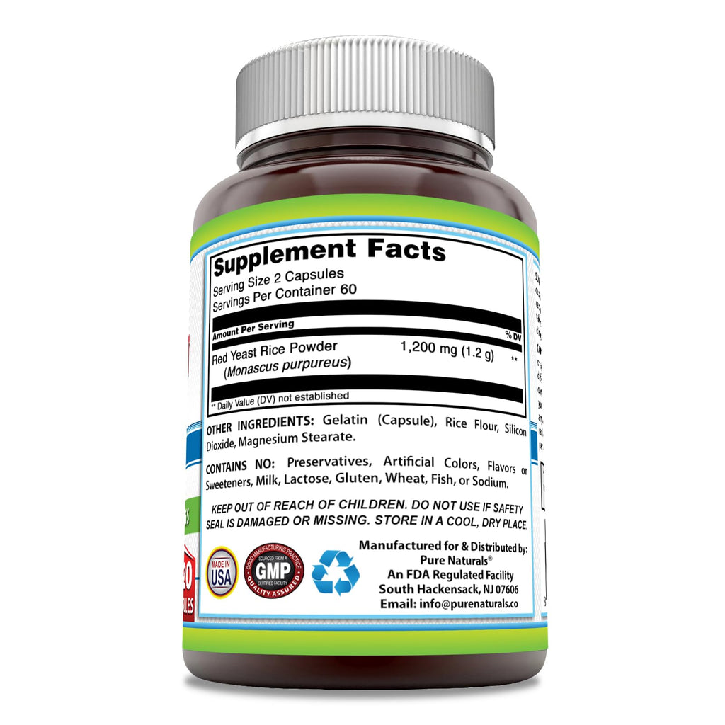 gluten free red yeast rice product