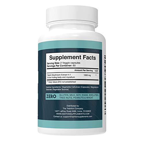 Gluten-free reishi mushroom capsules benefits